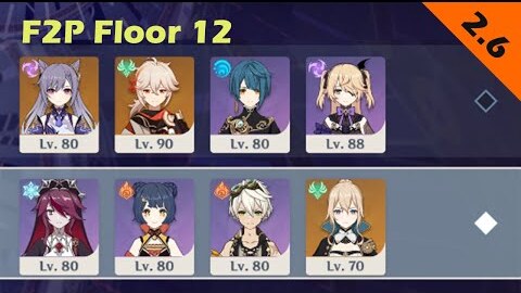 C0 Keqing Mono Electro & C0 Jean Sunfire F2P Build | 2.6 Spiral Abyss ...