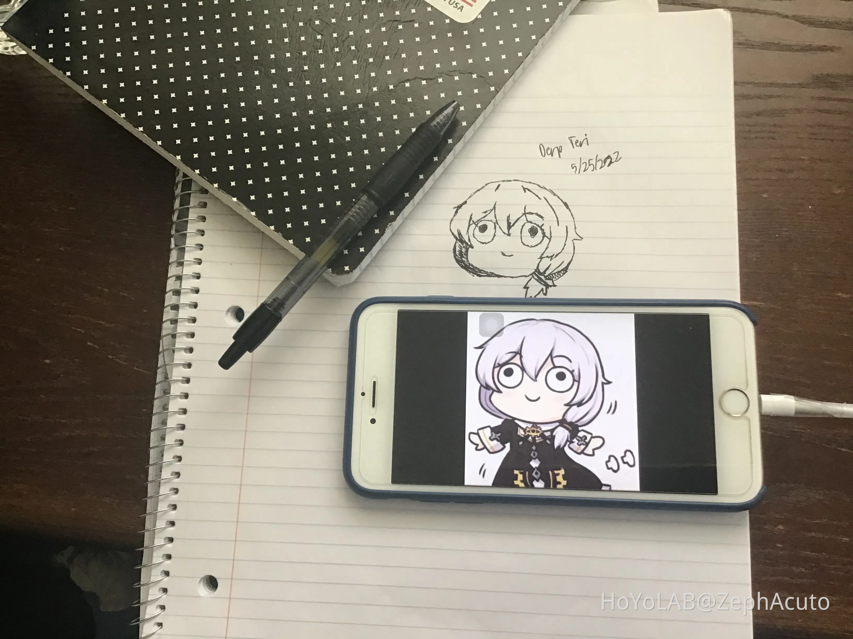 Derp Teri hand-drawn after 3 years Honkai Impact 3rd | HoYoLAB