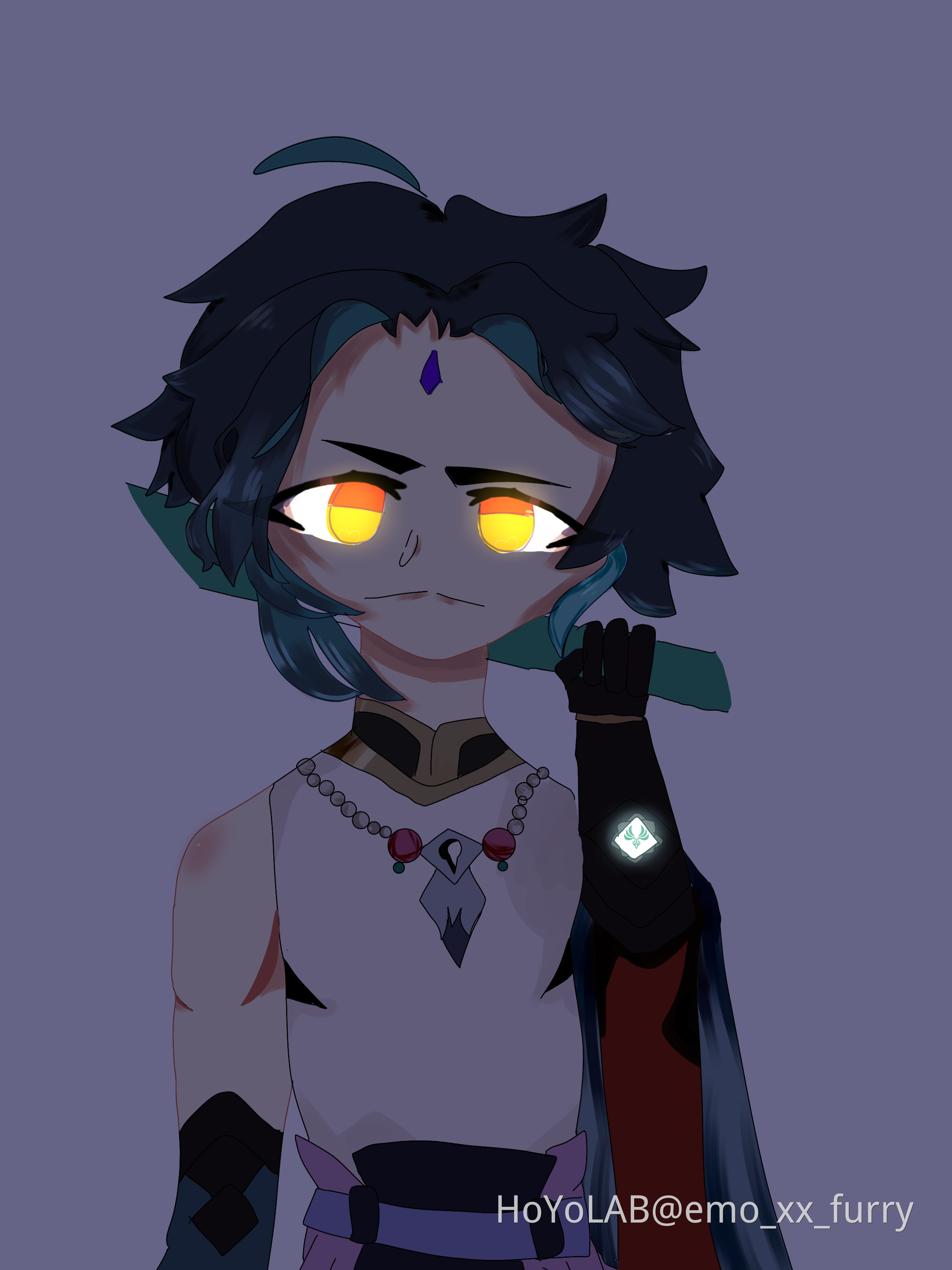 Xiao Fanart Contest Genshin Impact | HoYoLAB