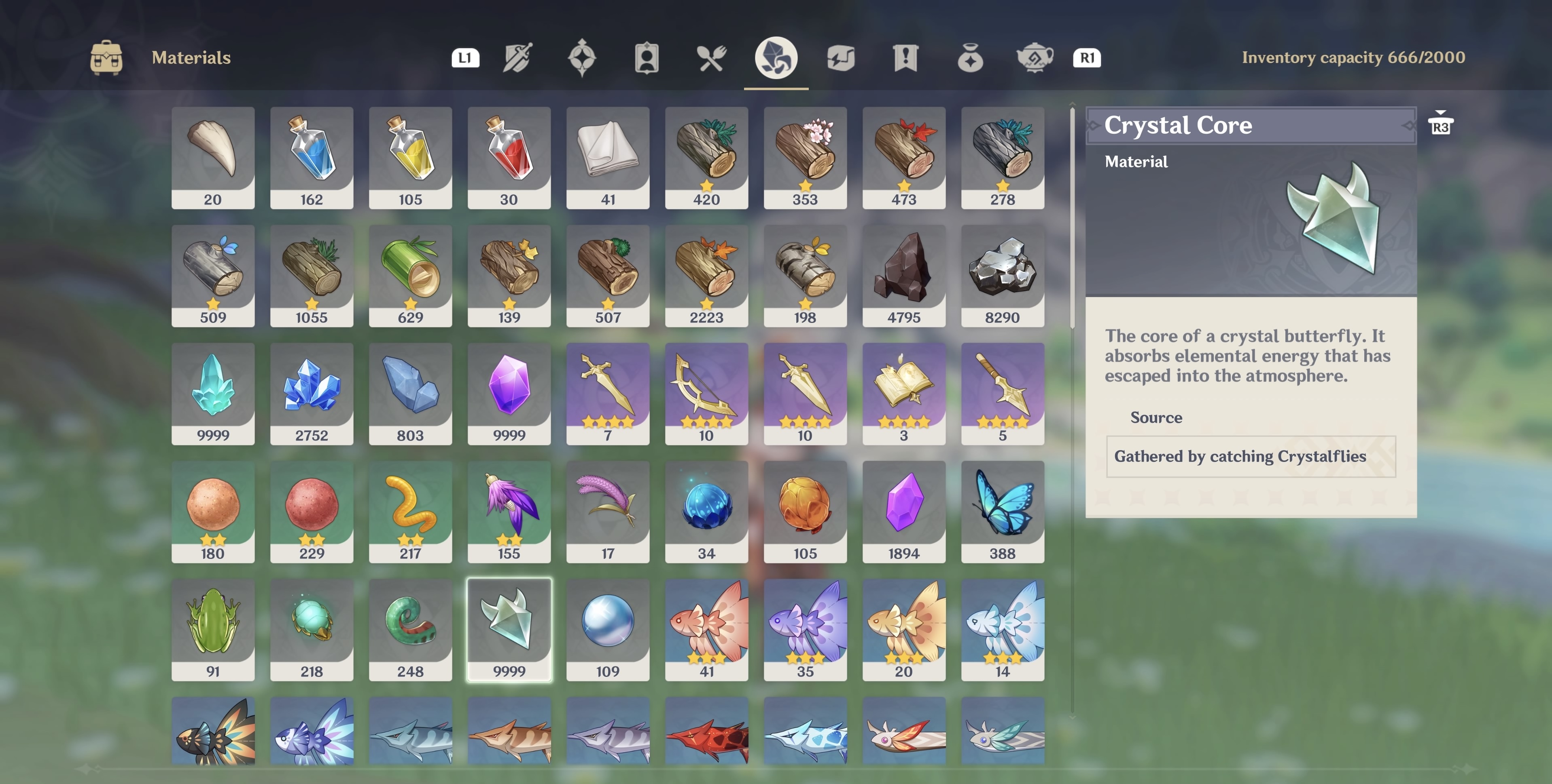 Gathered too much crystal flies Genshin Impact | HoYoLAB