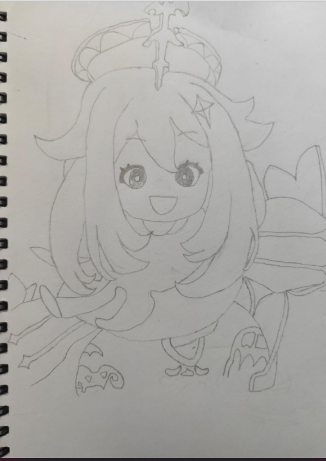 Paimon drawing Genshin Impact | HoYoLAB