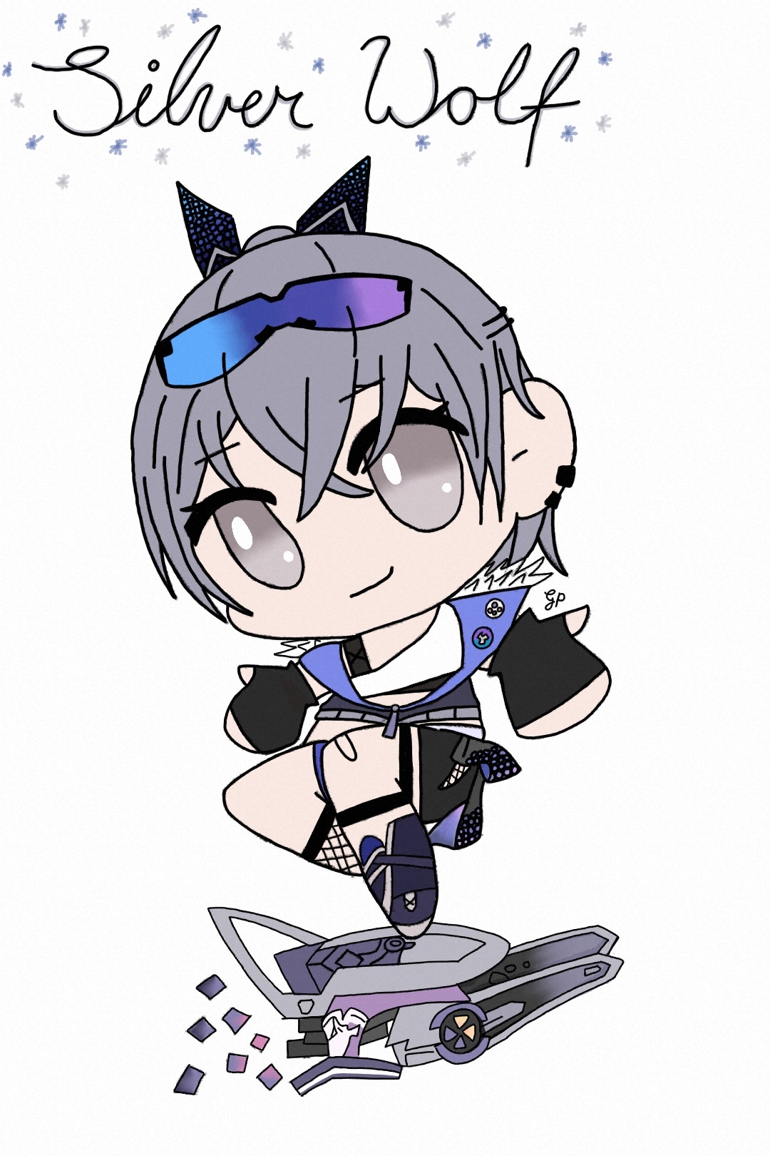 Silver Wolf Chibi Style! Honkai: Star Rail | HoYoLAB