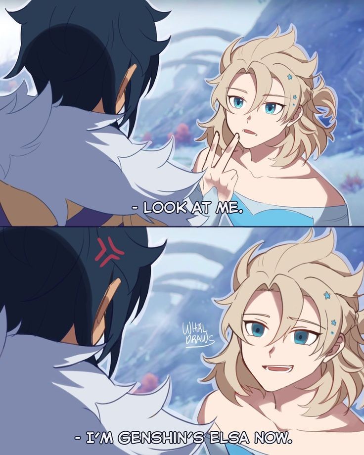 albedo + elsa = ?? Genshin Impact | HoYoLAB