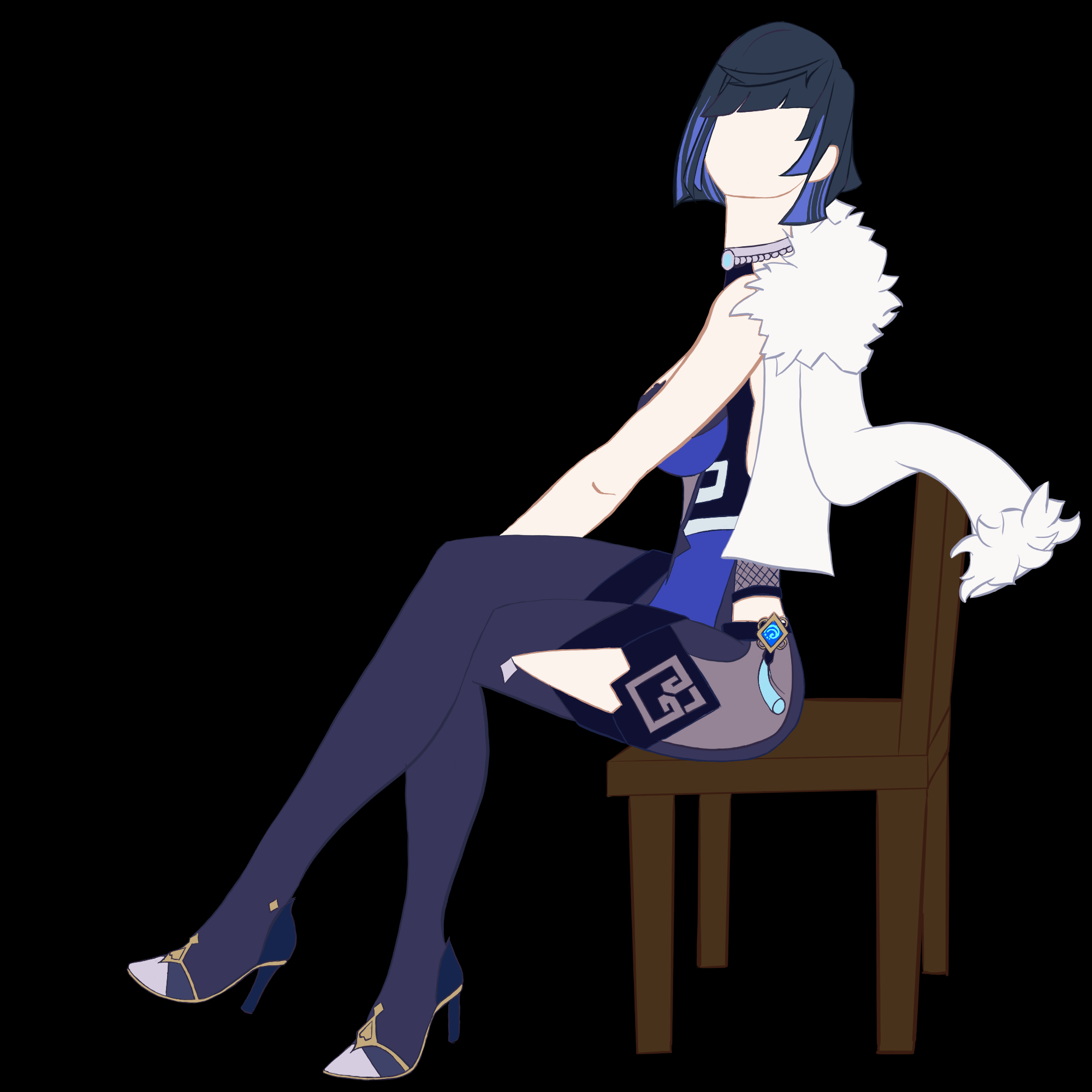 Yelan color block Genshin Impact | HoYoLAB