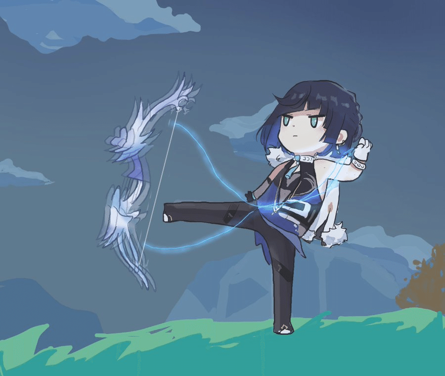 Yelan! (chibi) Genshin Impact | HoYoLAB