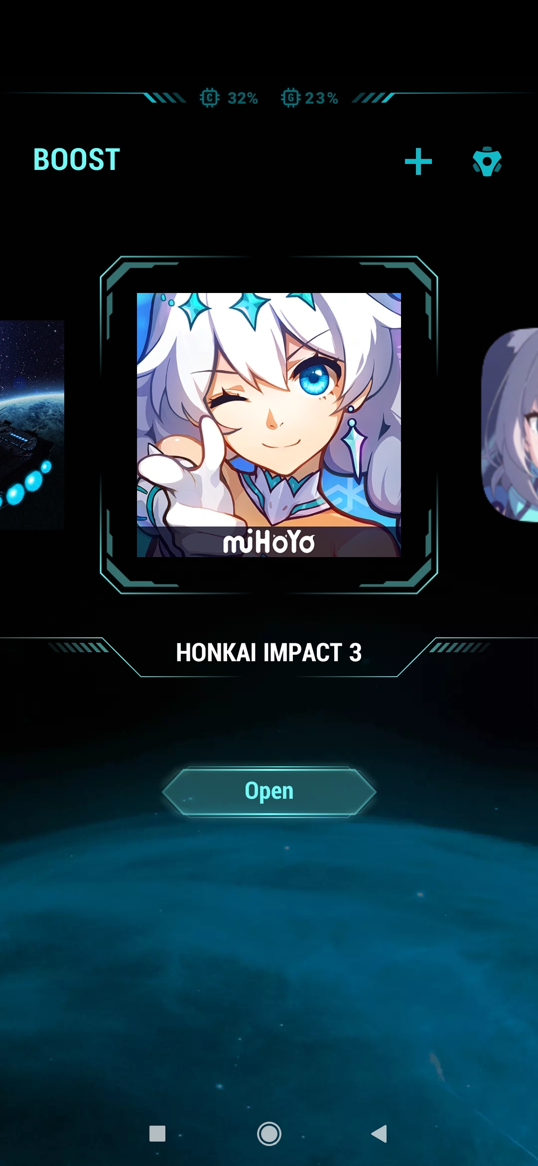 Xiaomi game booster feature shows a different icon for Honkai Impact 😶 ...