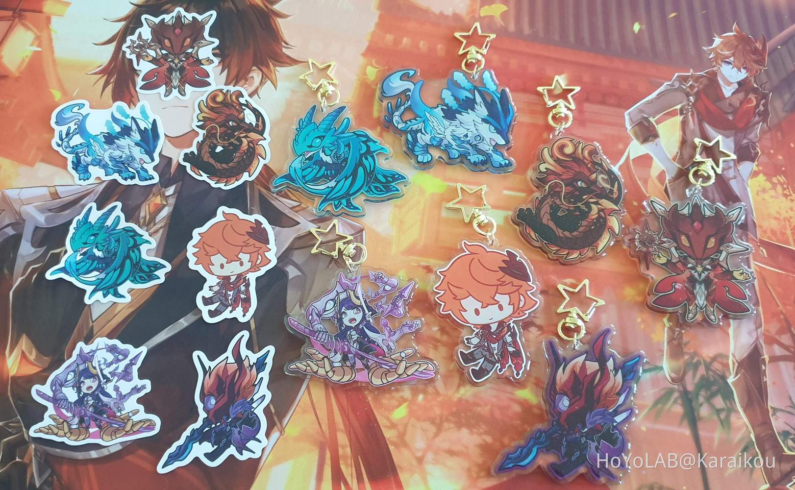 Chibi Genshin keychains! Genshin Impact | HoYoLAB