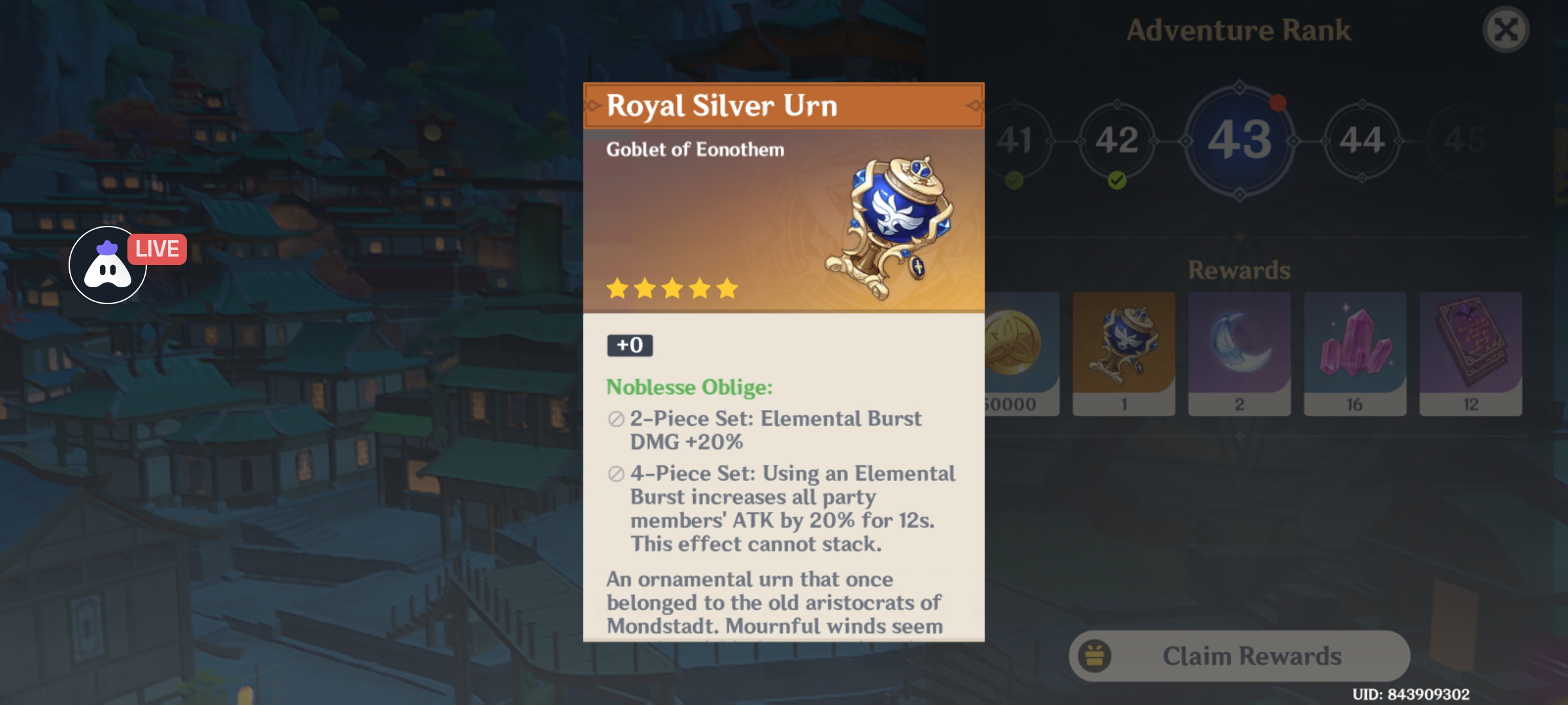 I Ascend AR today from 35 to 43 yey! Genshin Impact | HoYoLAB