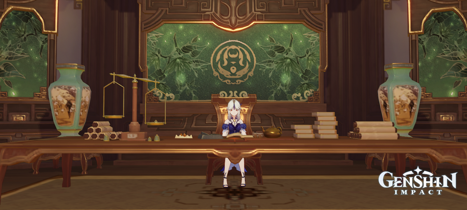 Lady Ningguang in her Jade Chamber | Genshin Impact | HoYoLAB