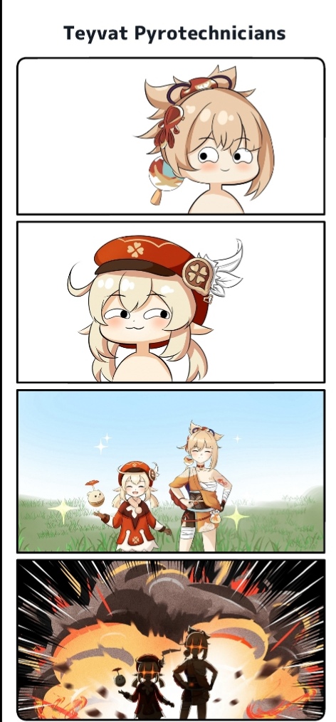 Klee and Yoimiya KABOOOOM😈☠️☠️ Genshin Impact | HoYoLAB