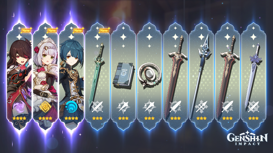 bediou and xinquie in my first 10 pull Genshin Impact | HoYoLAB