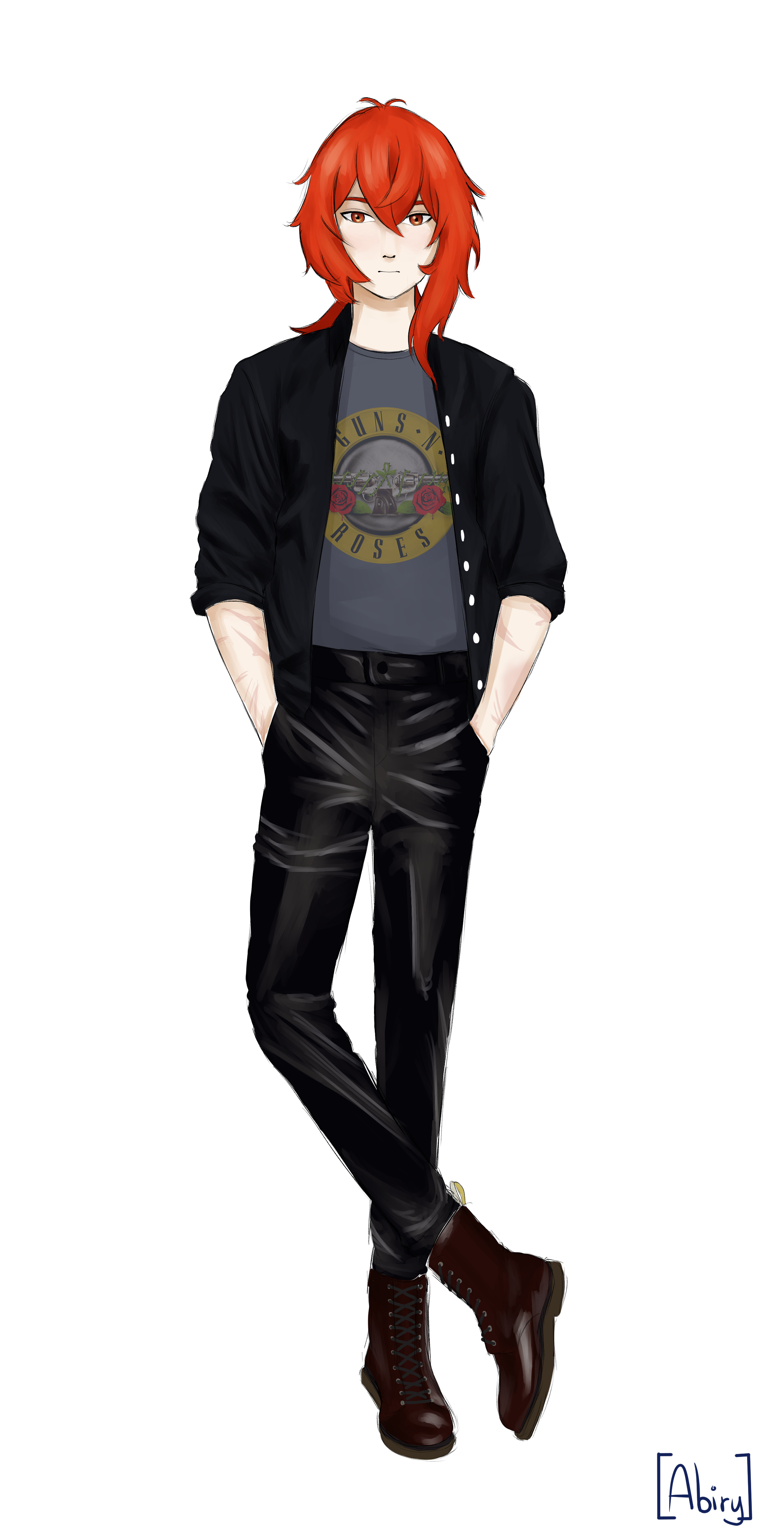 Posting this crazy late but modern Diluc Genshin Impact | HoYoLAB