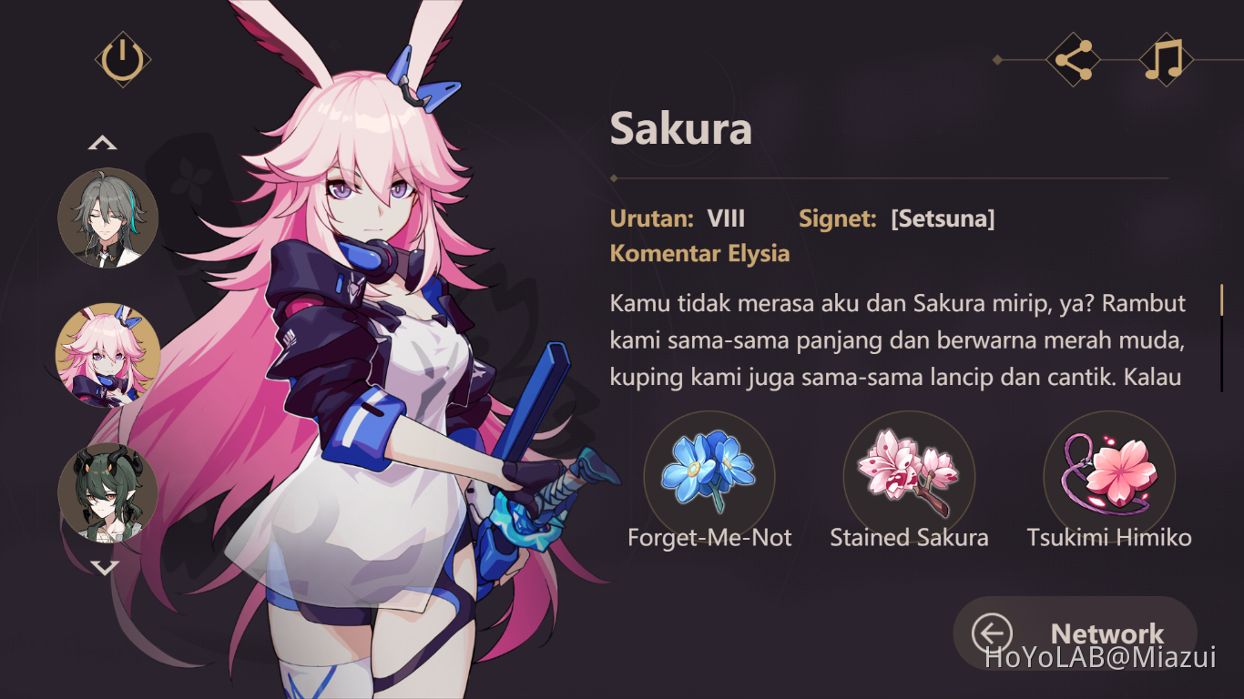 Sakura nee okaerii :3 Honkai Impact 3rd | HoYoLAB