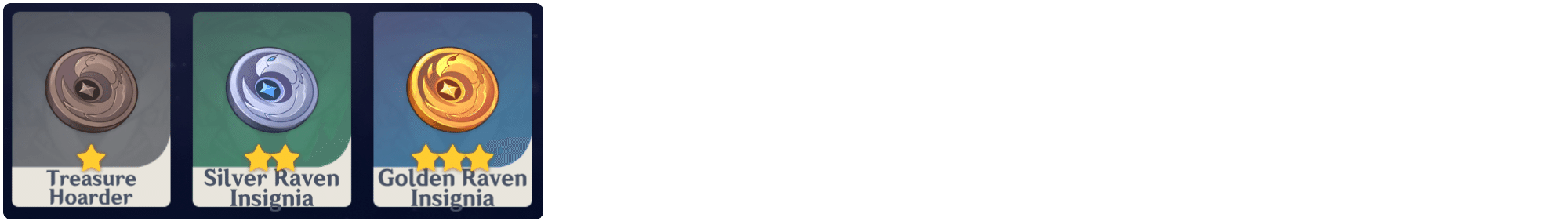 Enemies - Treasure Hoarders - Treasure Hoarder Insignia / Silver Raven ...