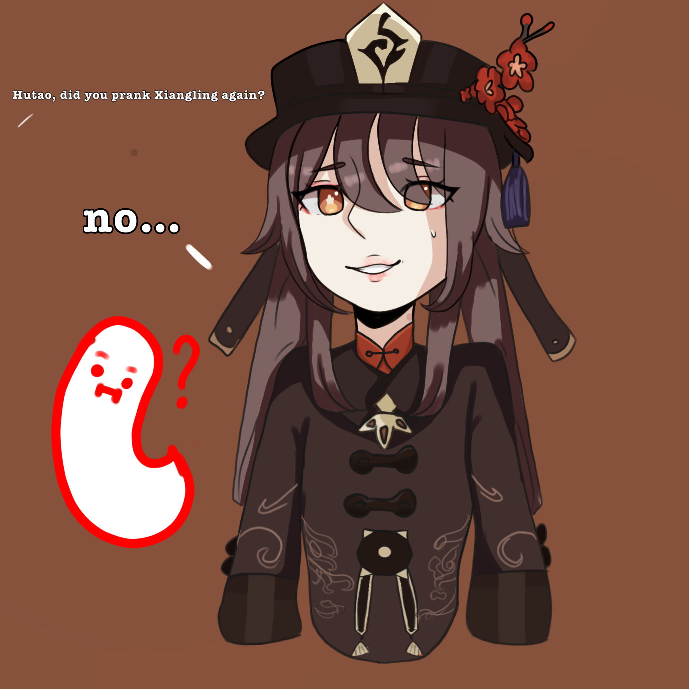 Hutao redraw Genshin Impact | HoYoLAB