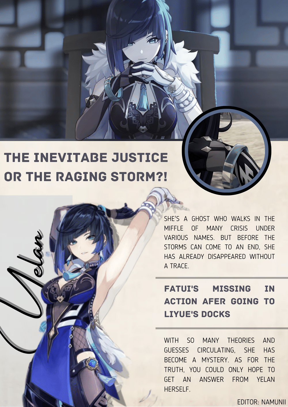 Welcome to Genshin Magazine Exclusive! Here we have Yelan! Genshin ...