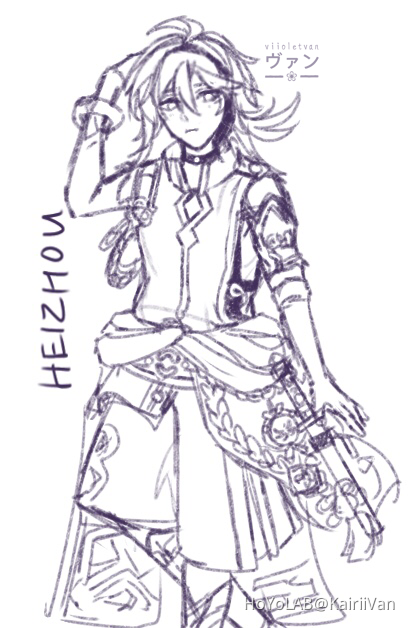 Heizhou Fanart🍃 | Genshin Impact | HoYoLAB