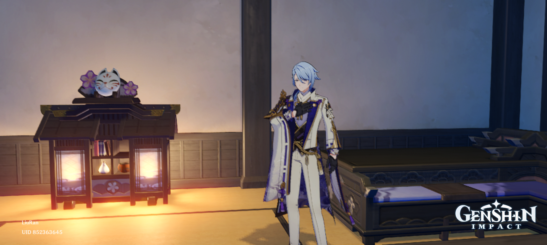 Ayato in his new room (Daily Adventure -31 May) Genshin Impact | HoYoLAB
