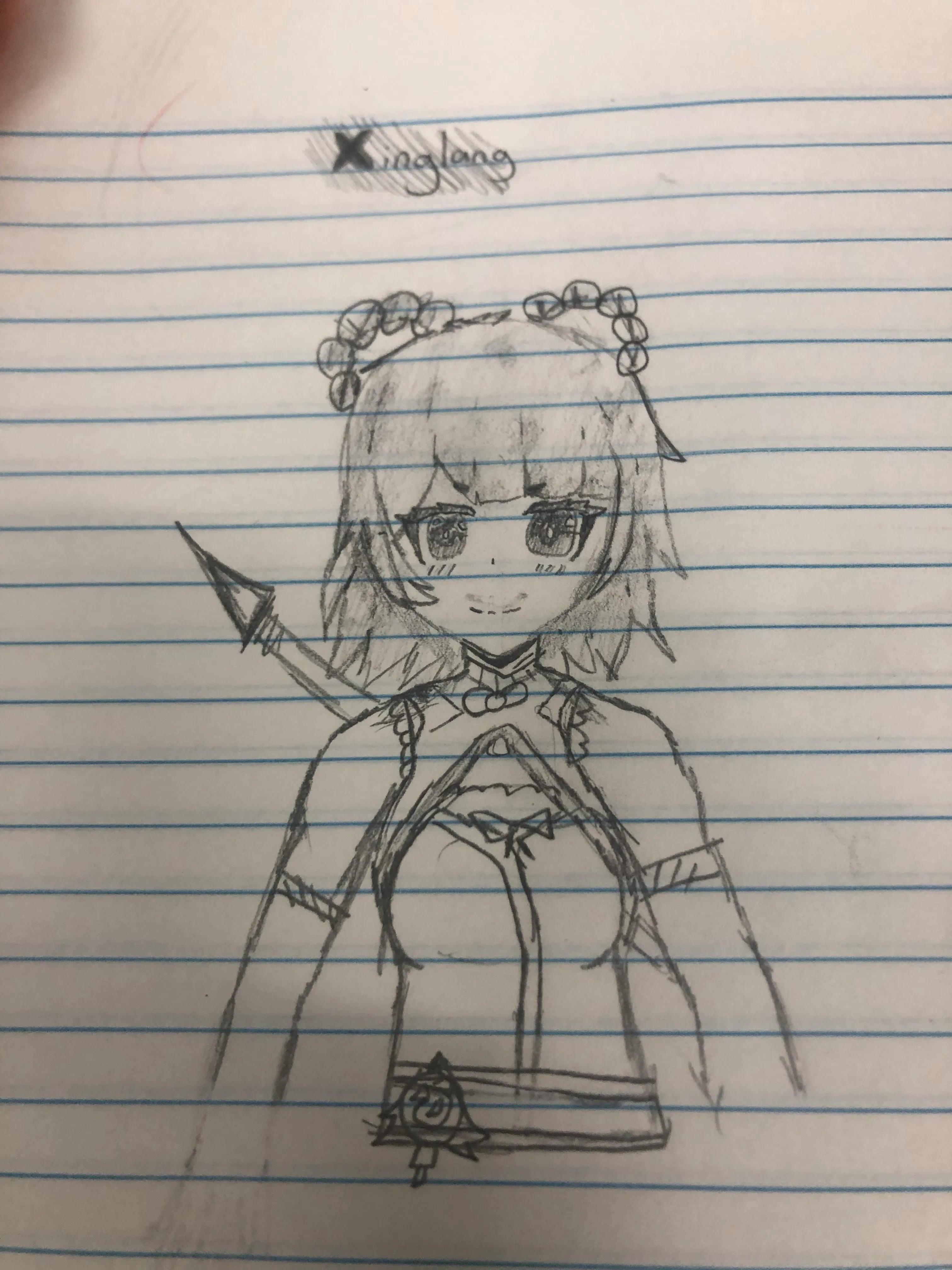 Old Xiangling Drawing Genshin Impact | HoYoLAB