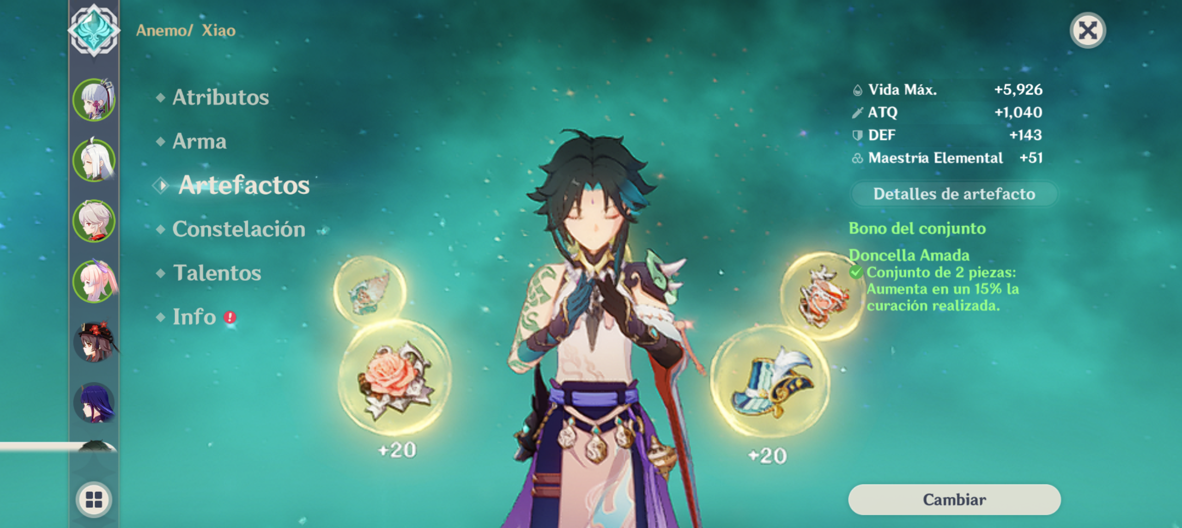 set perfecto de xiao Genshin Impact | HoYoLAB