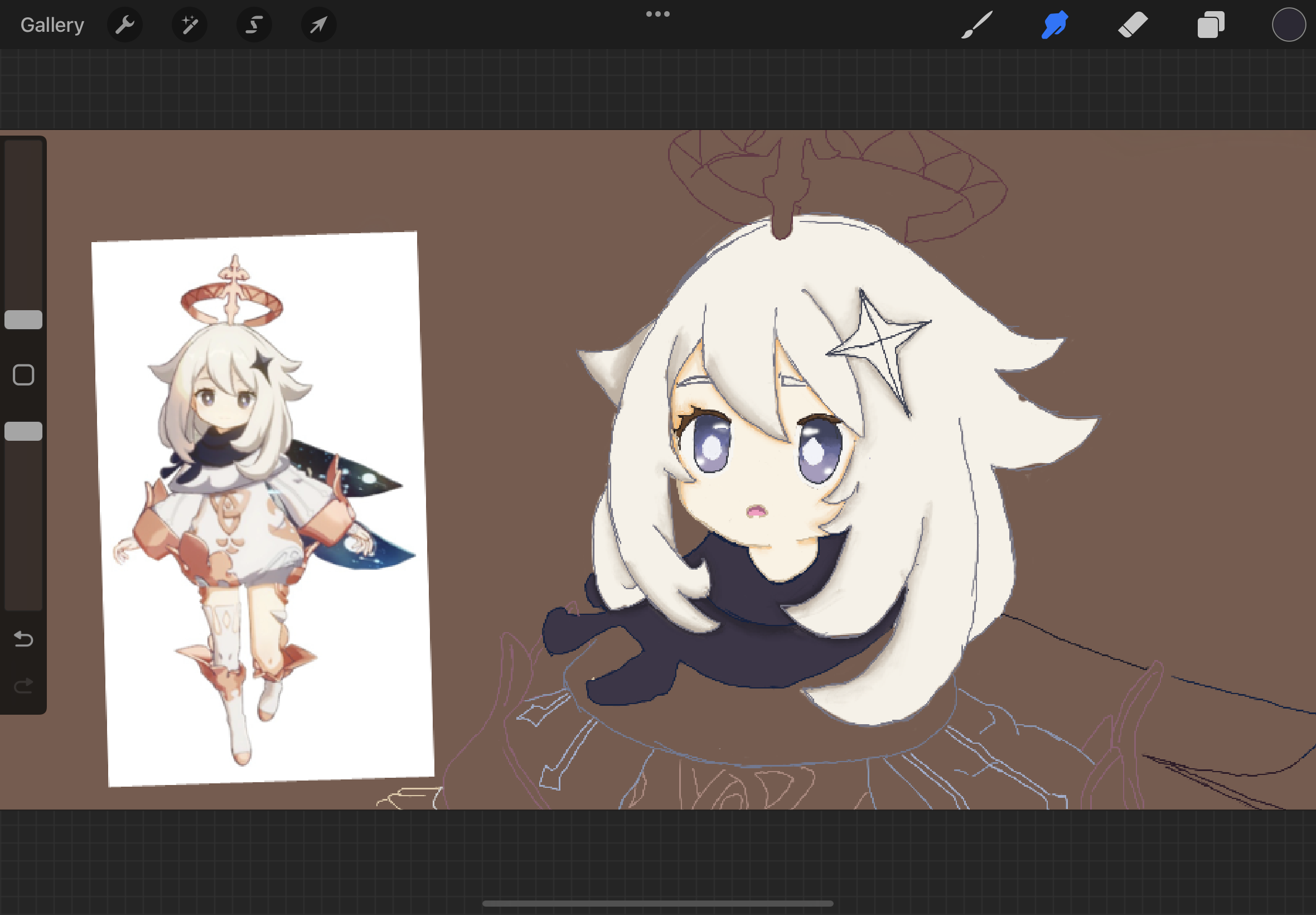 Hour 2if coloring paimon Genshin Impact | HoYoLAB