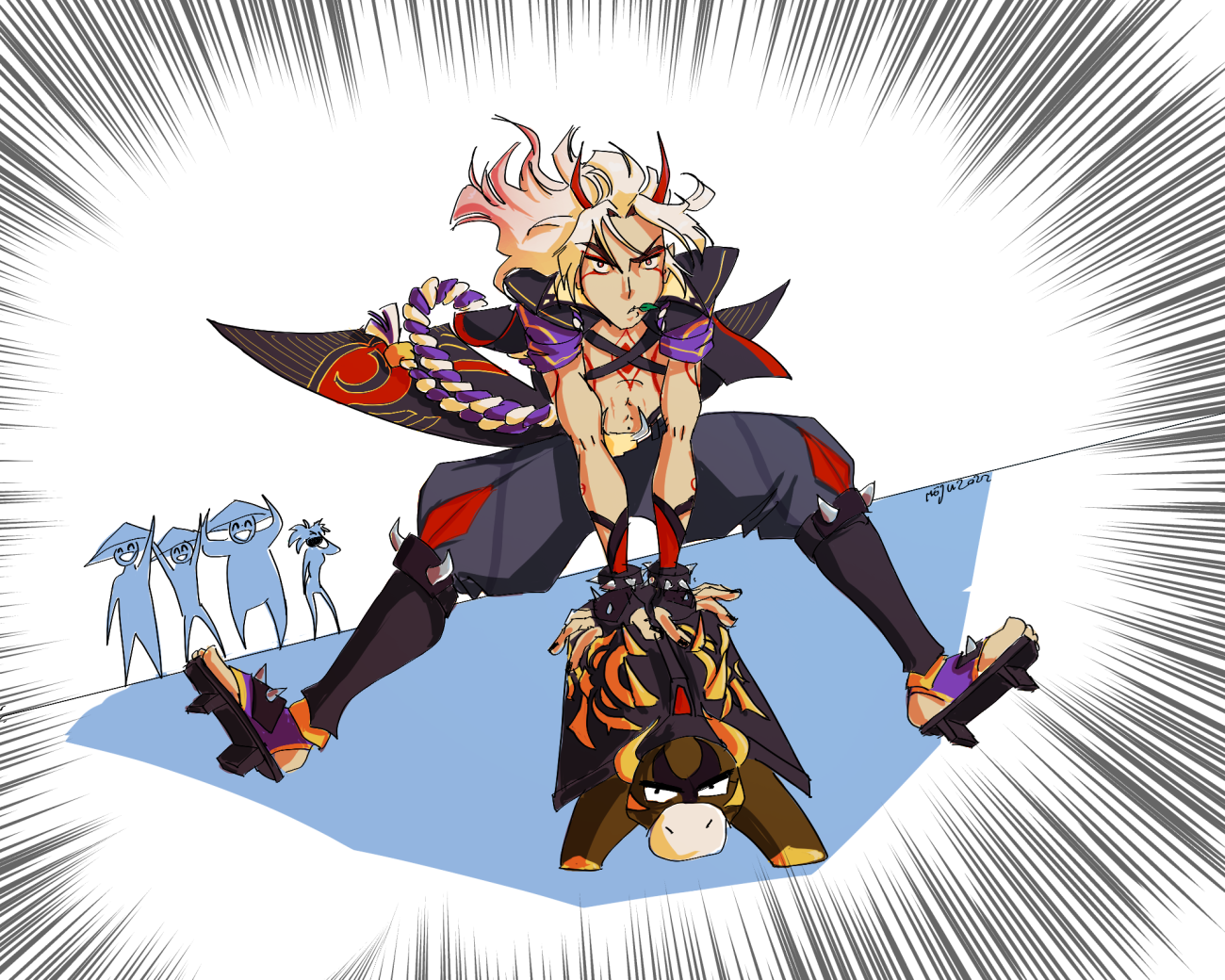 The Super Awesome Turbo Cow-Propelled Yeet Of Awesome Genshin Impact ...