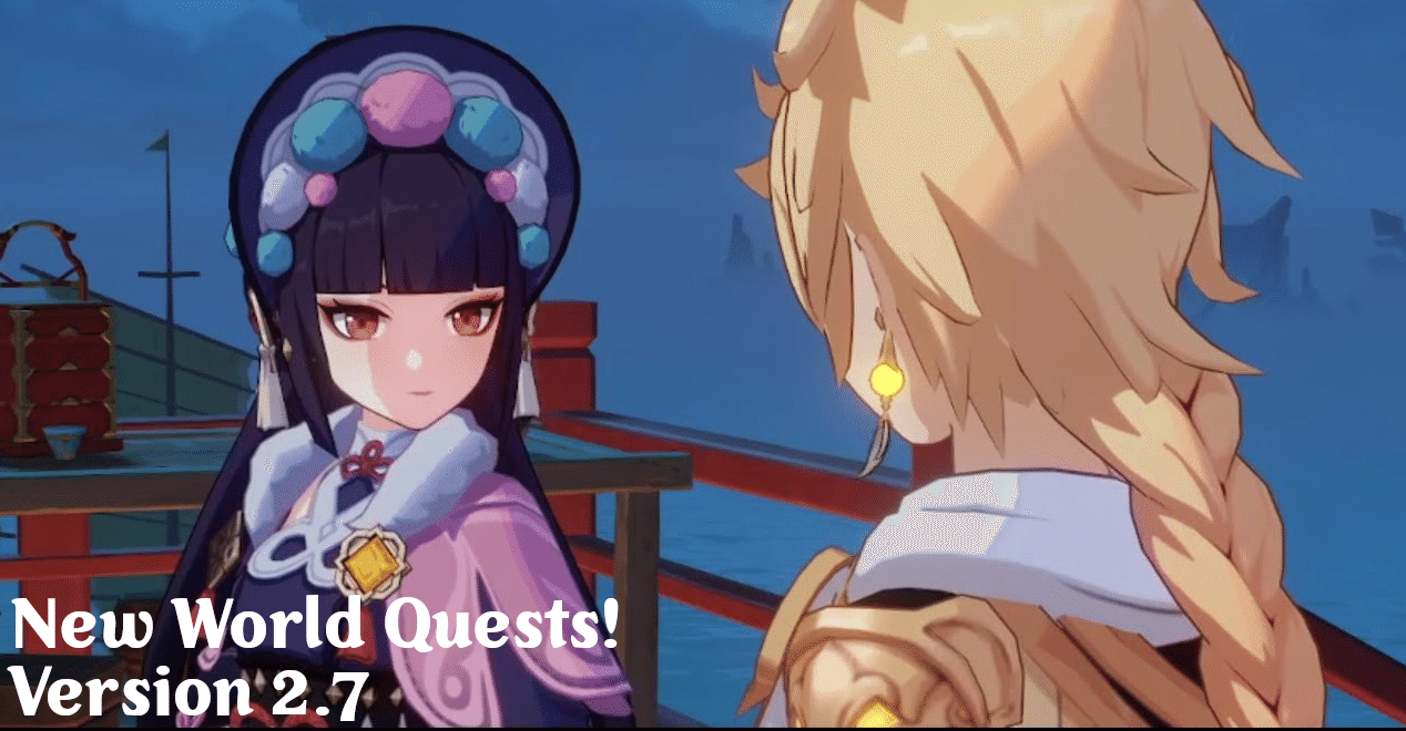 [Version 2.7] Guides on where to find the New World Quests! Genshin ...