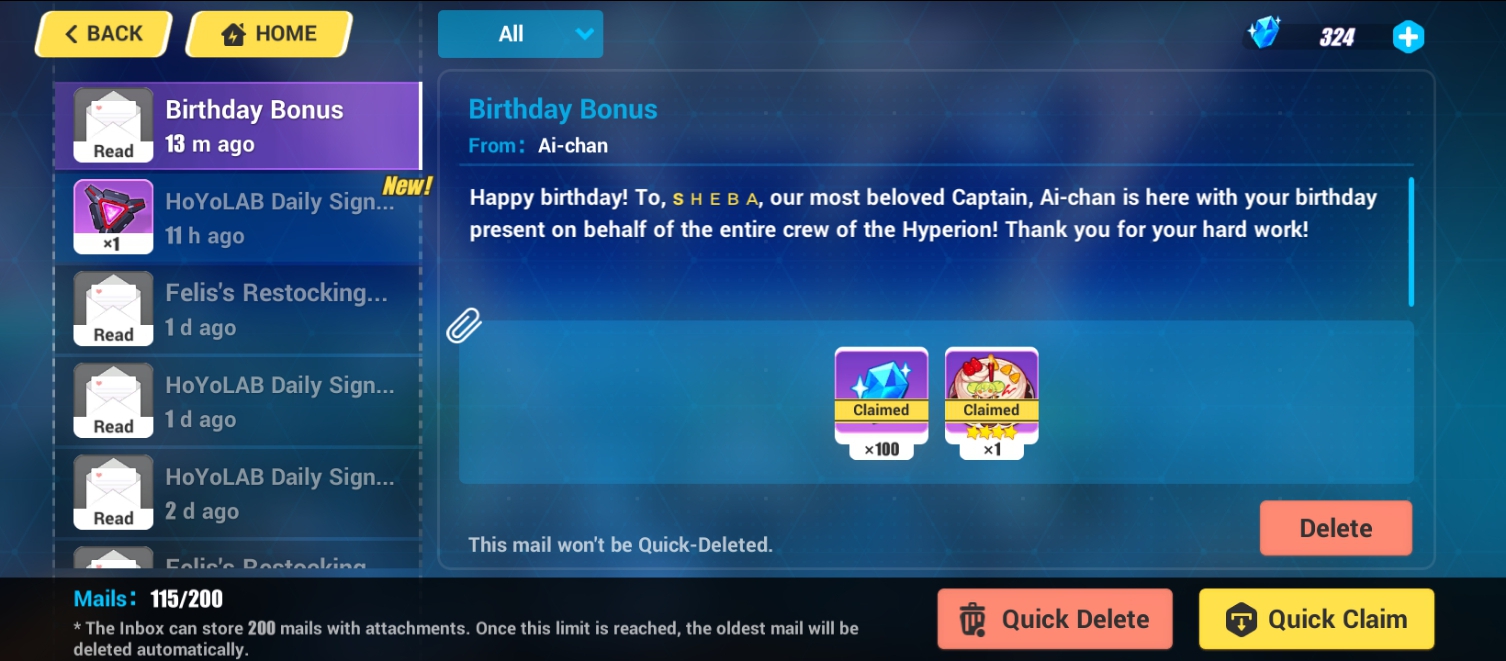 Thank you! Honkai Impact 3rd | HoYoLAB