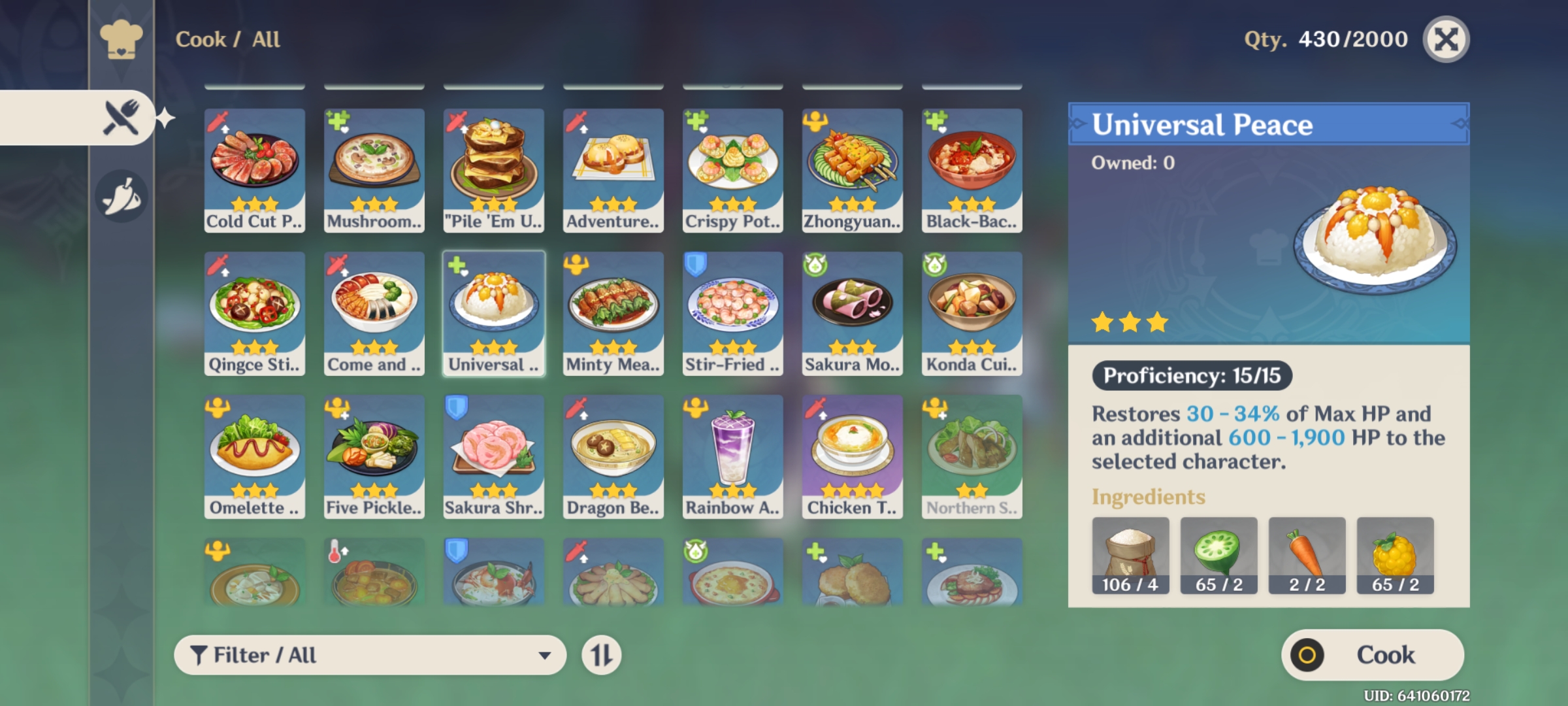 My Favorite Dish Genshin Impact | HoYoLAB