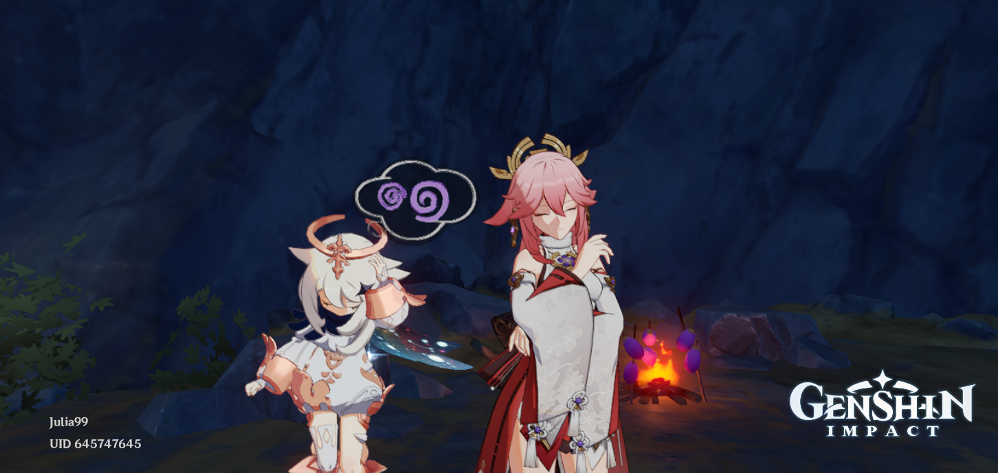 paimon is sleeping Genshin Impact | HoYoLAB