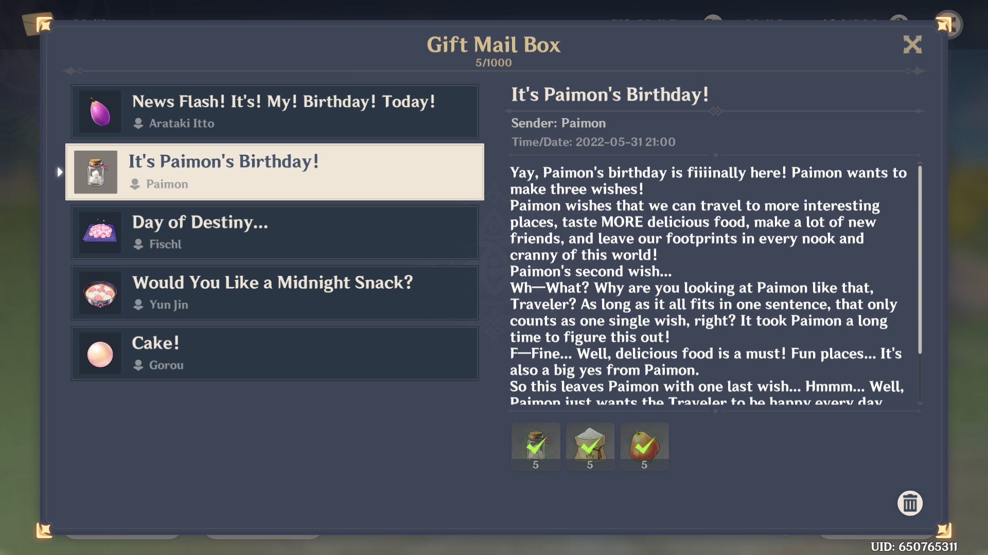 It's Paimon's Birthday! Genshin Impact | HoYoLAB