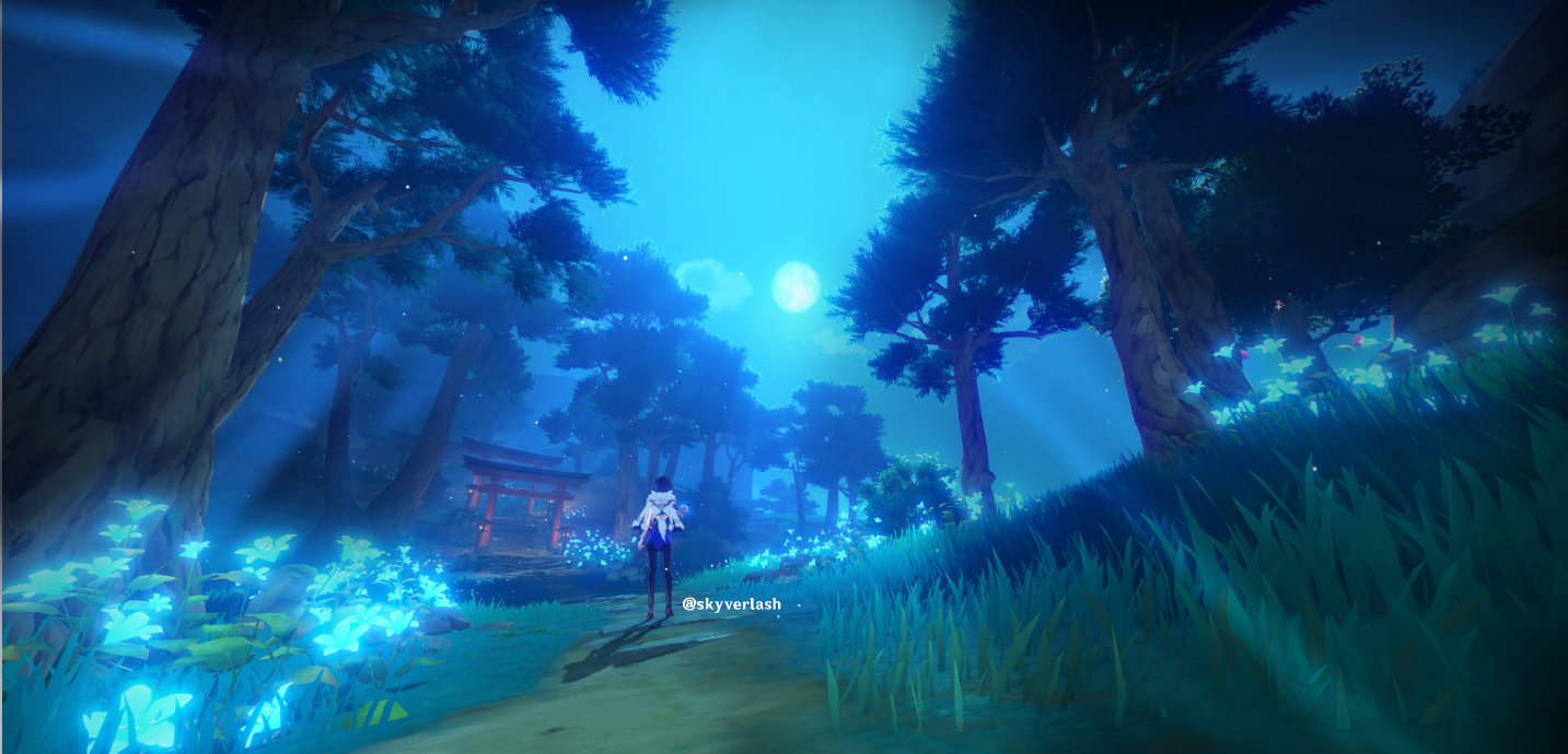 Daily Adventure : June 02 | Day 3 - Light Blue Genshin Impact | HoYoLAB