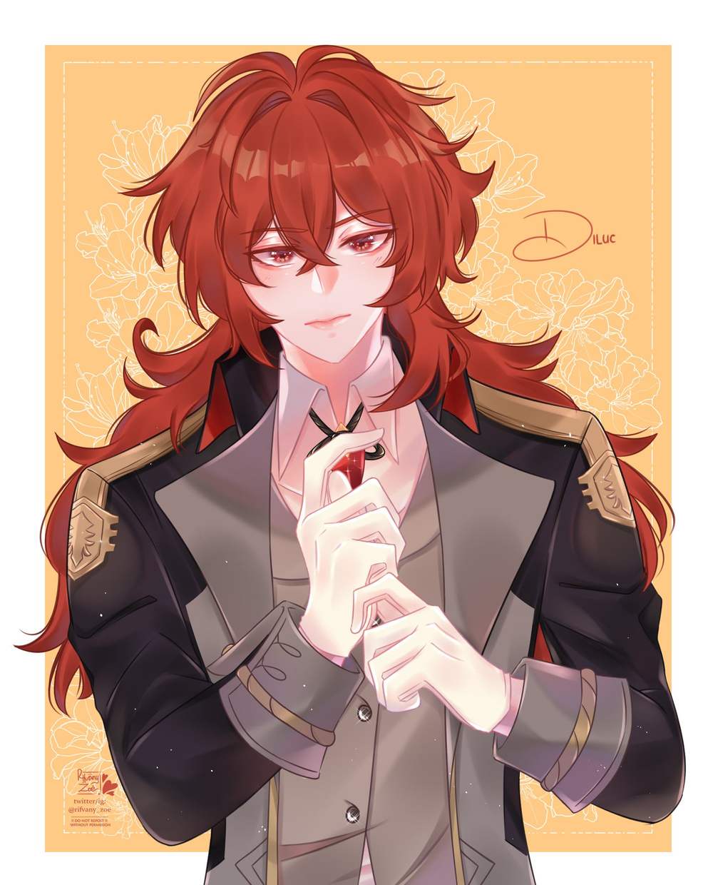 Young Diluc Ragnvindr Genshin Impact | HoYoLAB