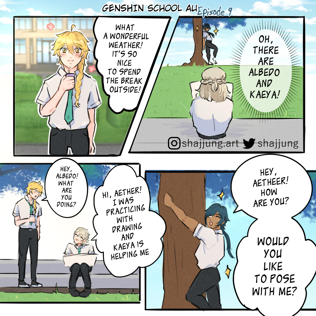 Genshin School AU ep. 9 Genshin Impact | HoYoLAB