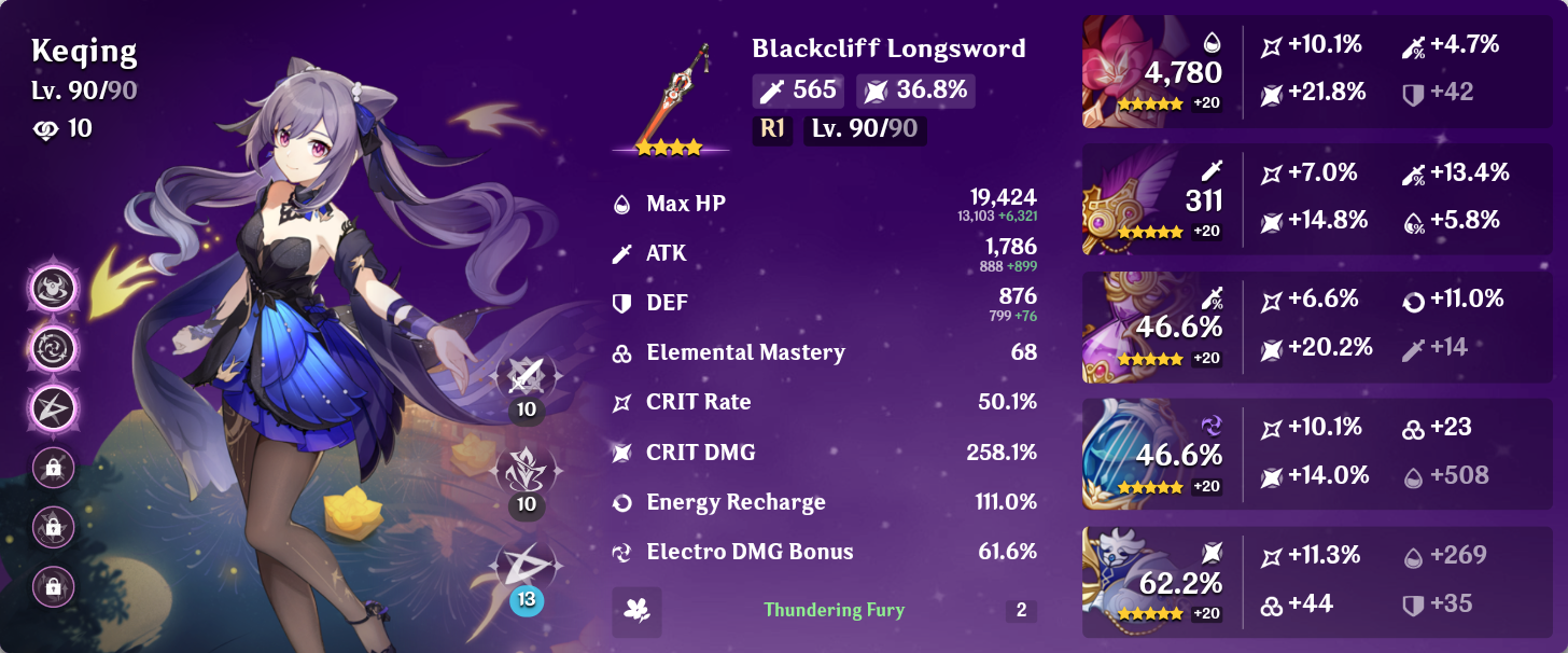 Tried enka.network Genshin Impact | HoYoLAB