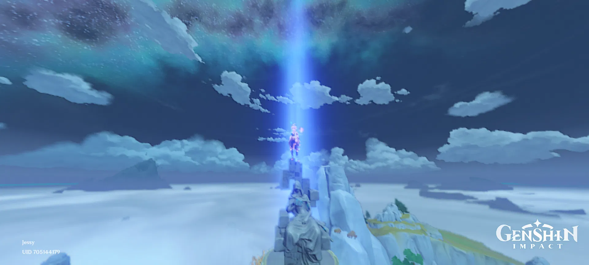 Aether tired after climbing so high Genshin Impact | HoYoLAB