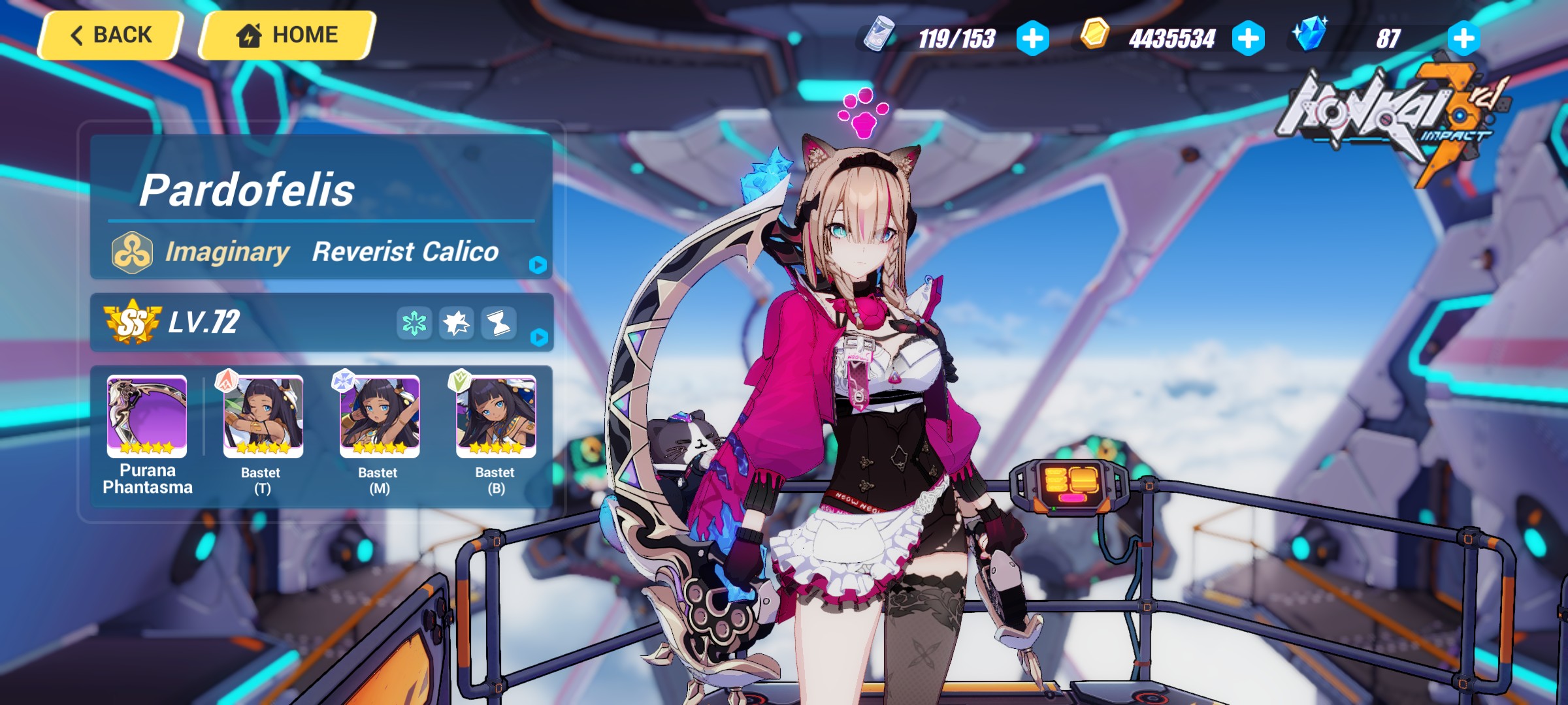 My F2P Pardofelis build Honkai Impact 3rd | HoYoLAB