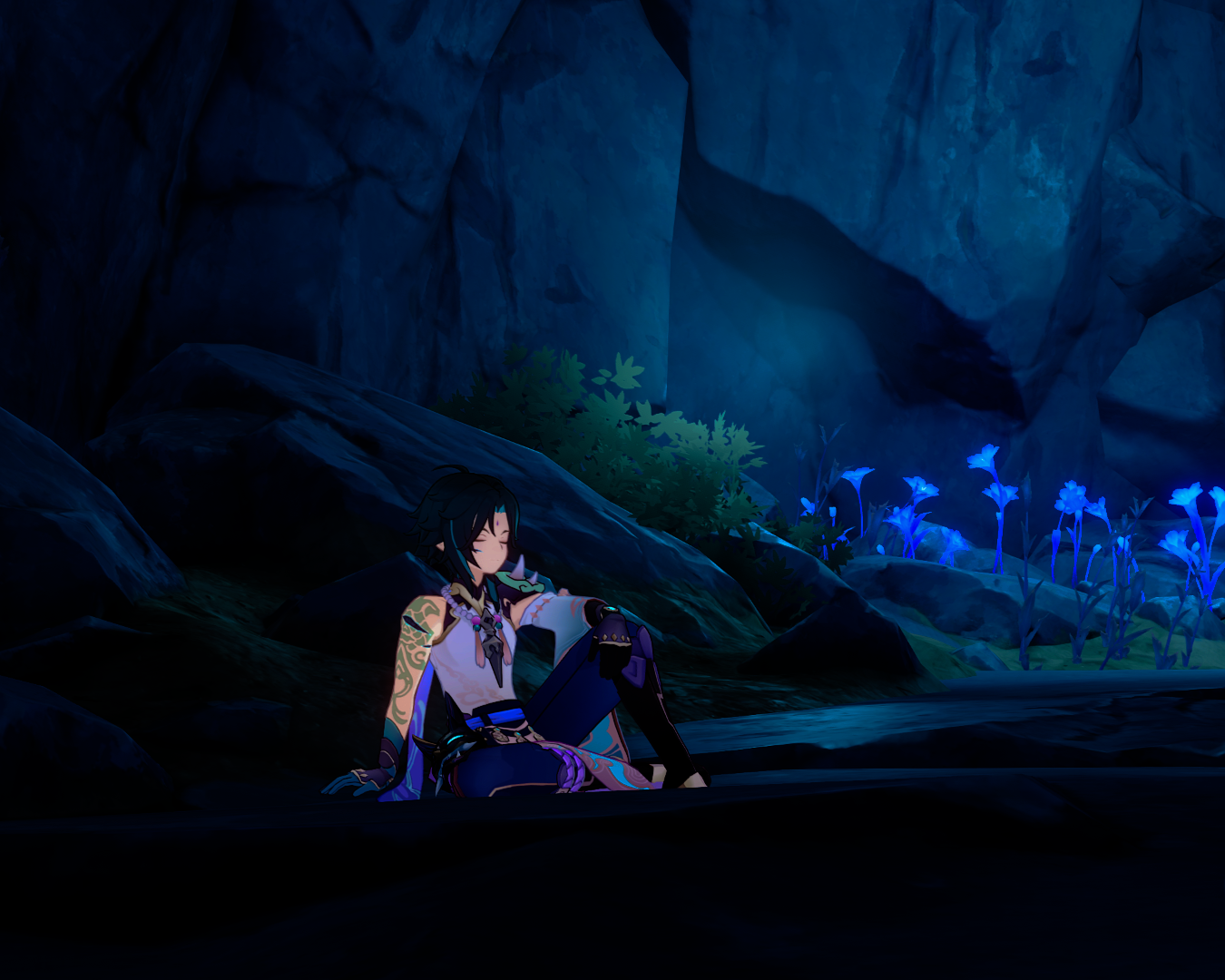 Blue light Genshin Impact | HoYoLAB