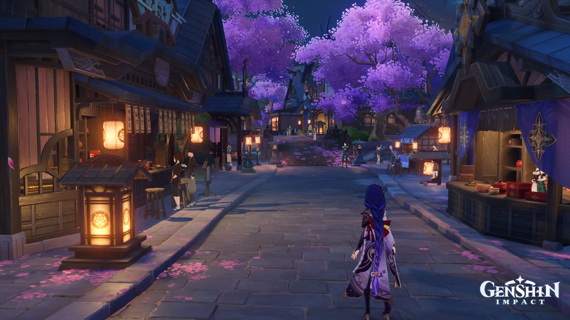 Raiden Shogun's Midnight Stroll in Inazuma! Genshin Impact | HoYoLAB