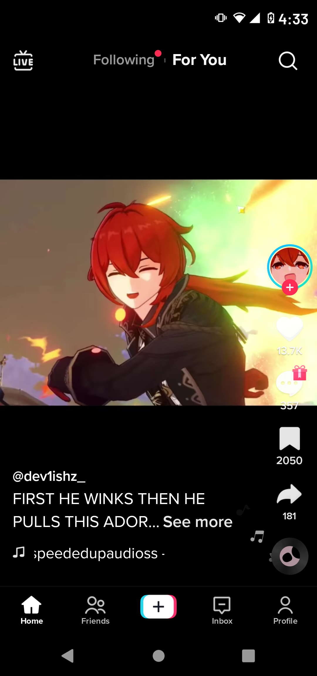 Diluc being happy Genshin Impact | HoYoLAB