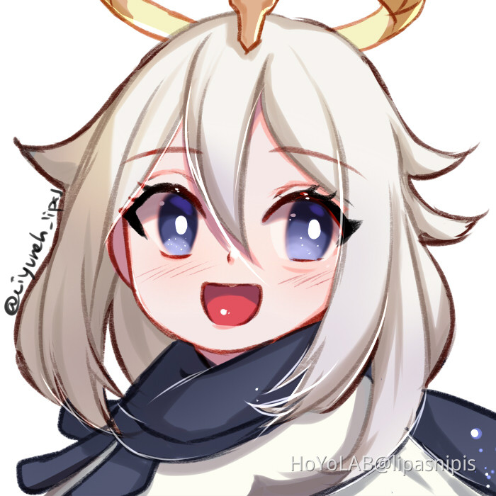 Sketch coloured of Paimon Genshin Impact | HoYoLAB