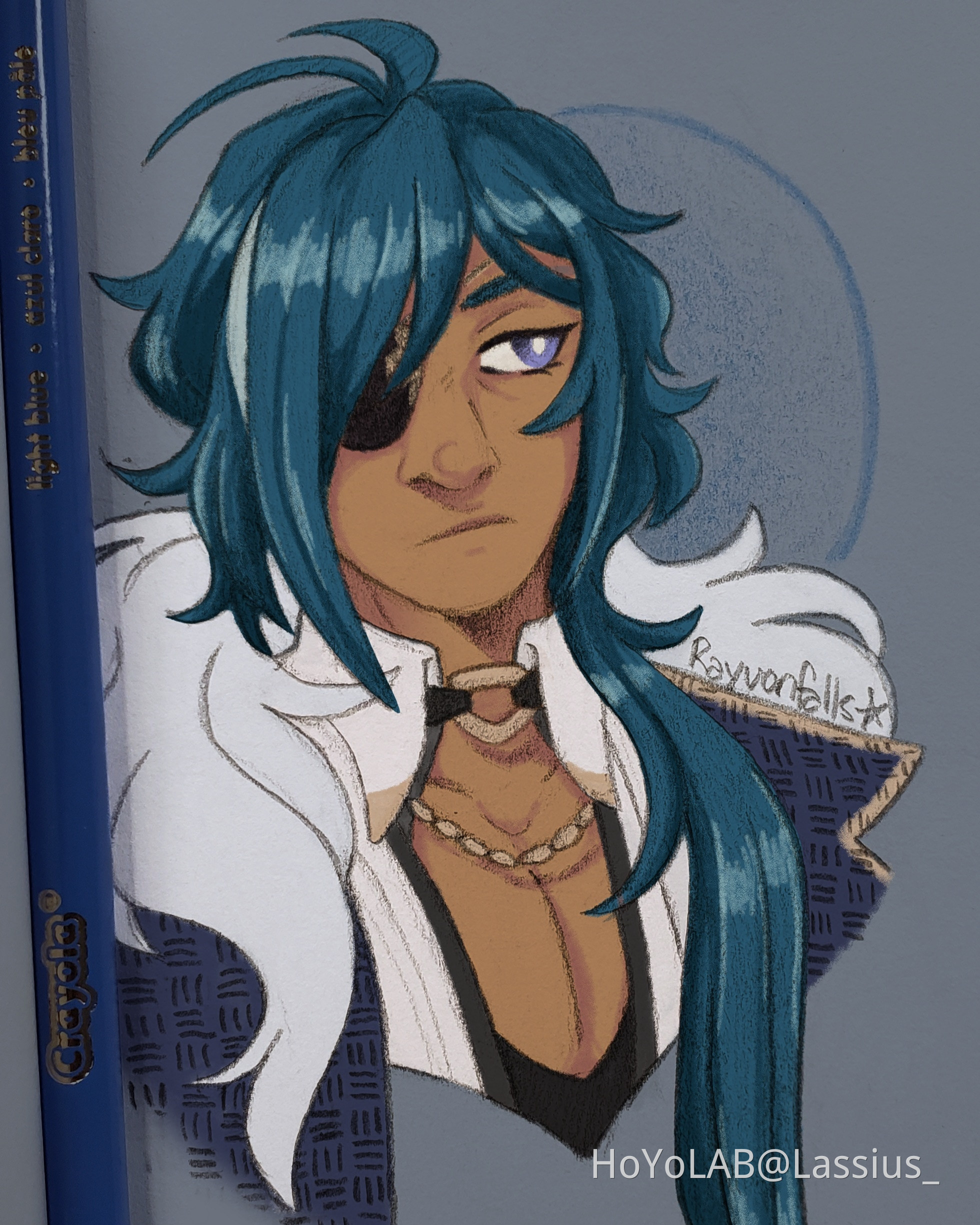 Coloured Kaeya Sketch Genshin Impact | HoYoLAB