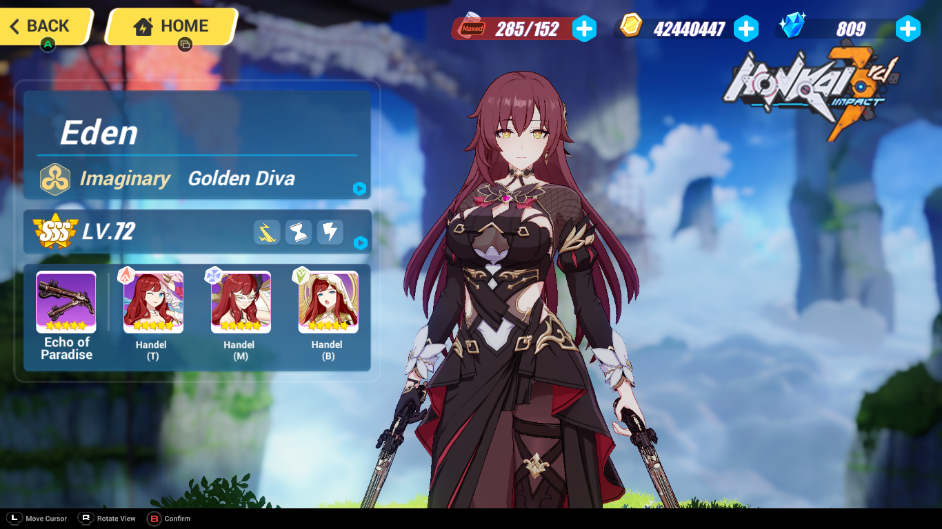 My lack of self-control has given me SSS Rank Eden Honkai Impact 3rd ...