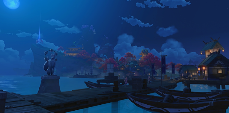 Teyvats Beauty: Ritou, Inazuma City, Narukami Island. Genshin Impact ...