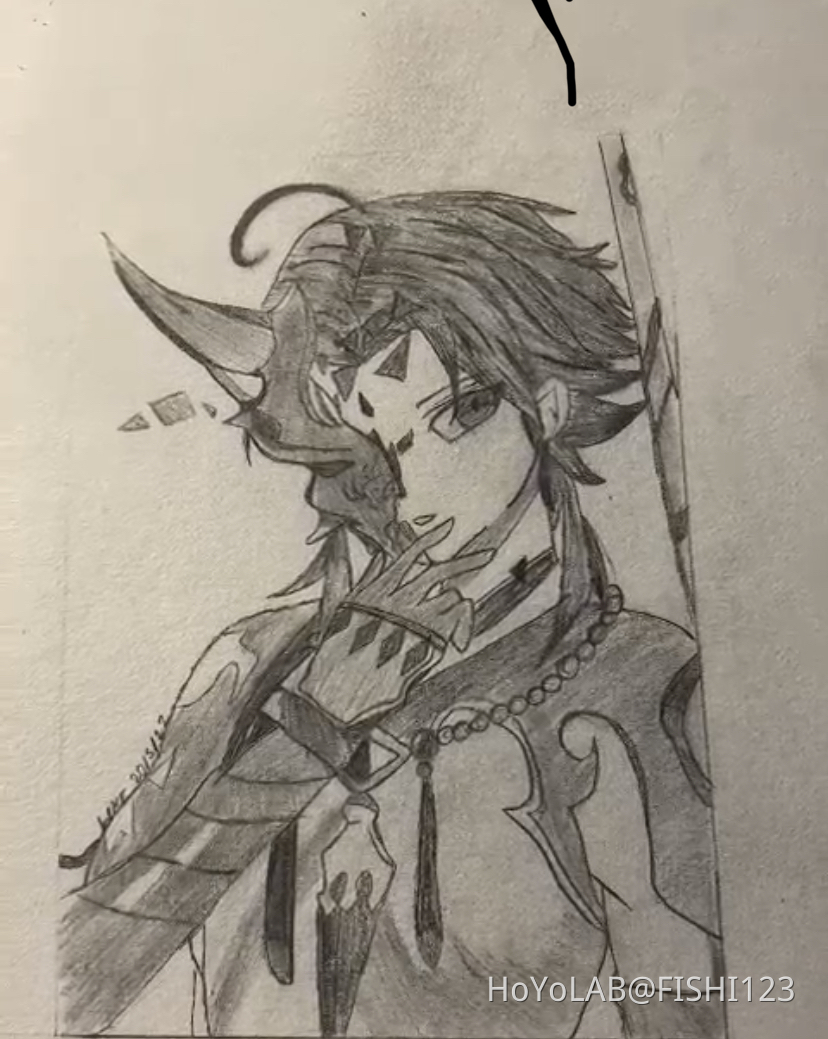 Xiao Drawing Genshin Impact | HoYoLAB