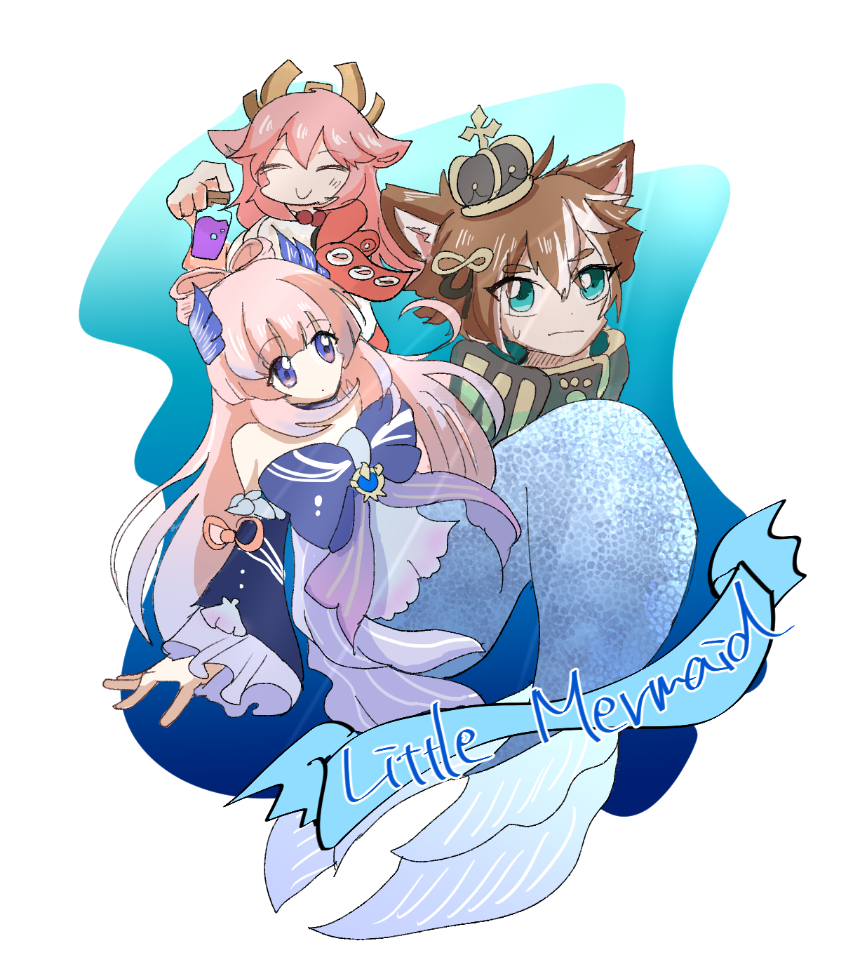 The little Mermaid Genshin Impact | HoYoLAB