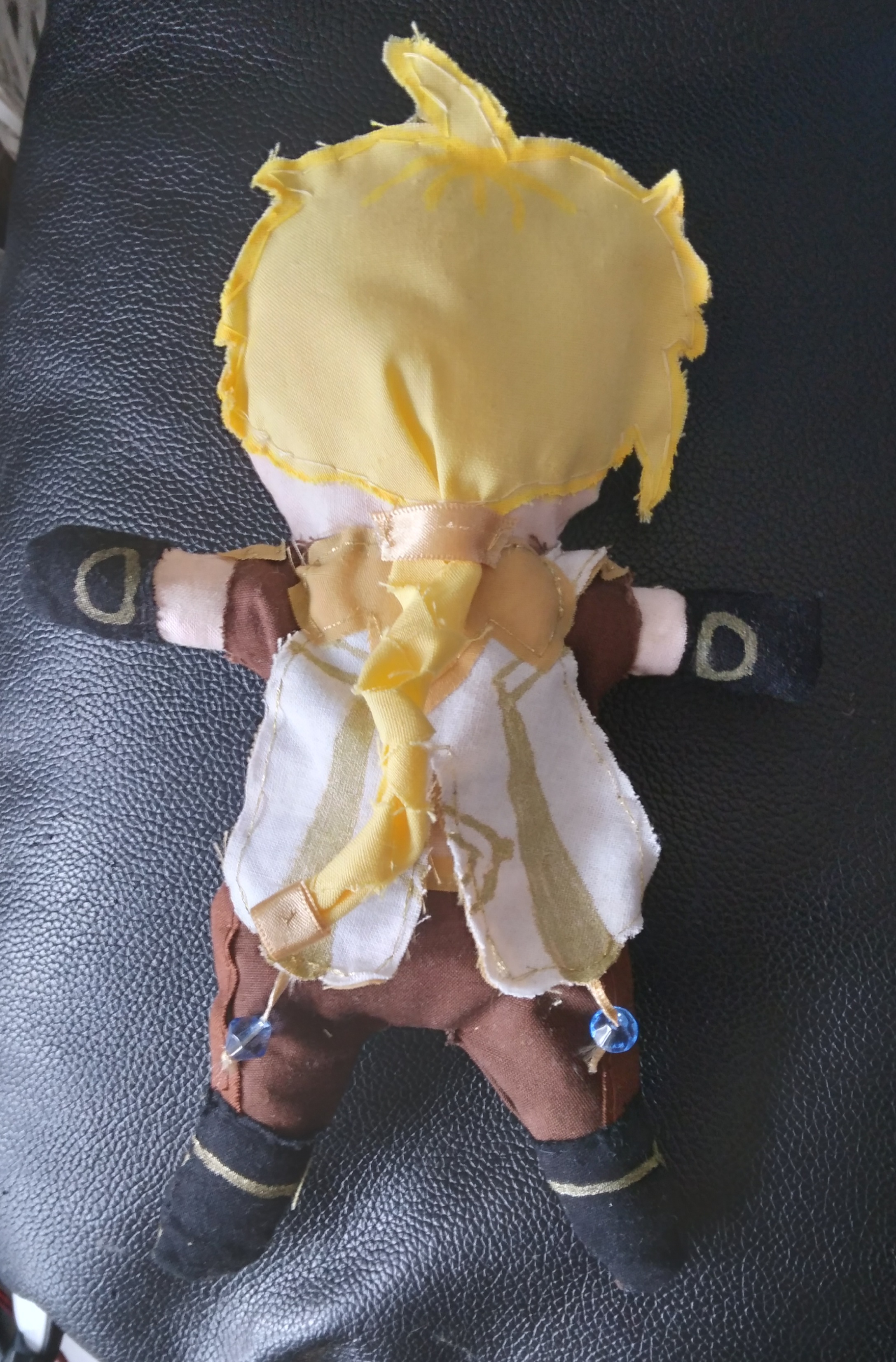 Aether and Kaeya plushies I made. | Genshin Impact | HoYoLAB