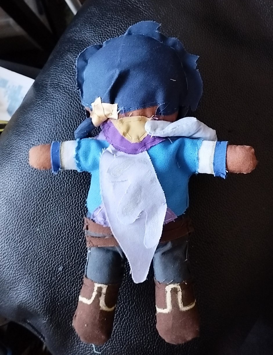 Aether and Kaeya plushies I made. | Genshin Impact | HoYoLAB