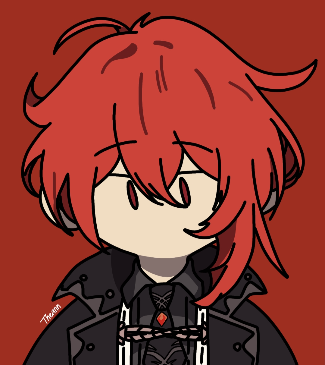 Chibi Master Diluc Genshin Impact | HoYoLAB