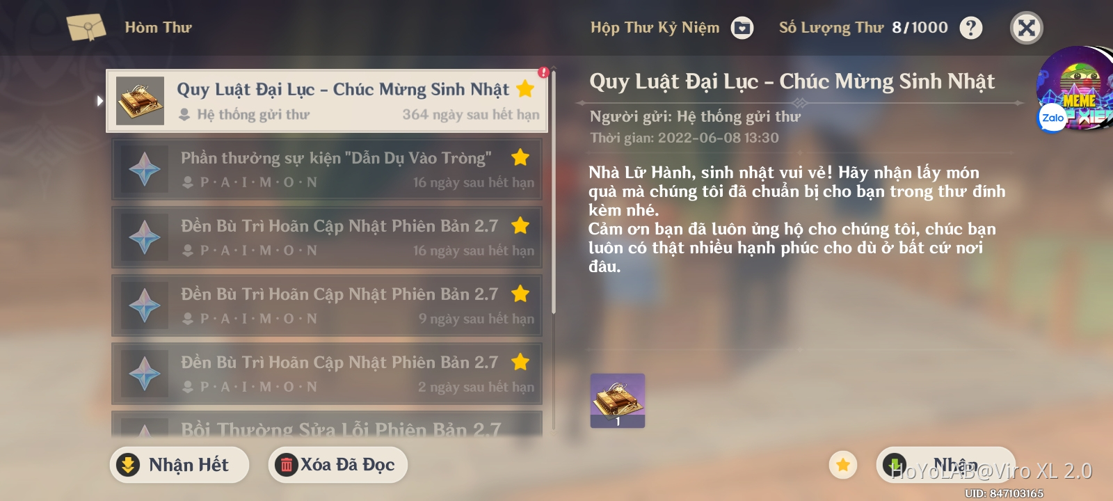 Happy Birthday To Me Genshin Impact | HoYoLAB